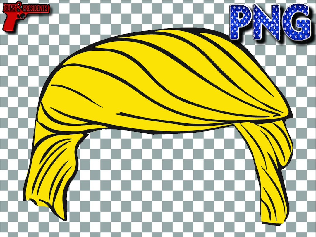 Trump Graphic Design, Trump Clipart File, Trump Hair, Trump Hairstyle ...