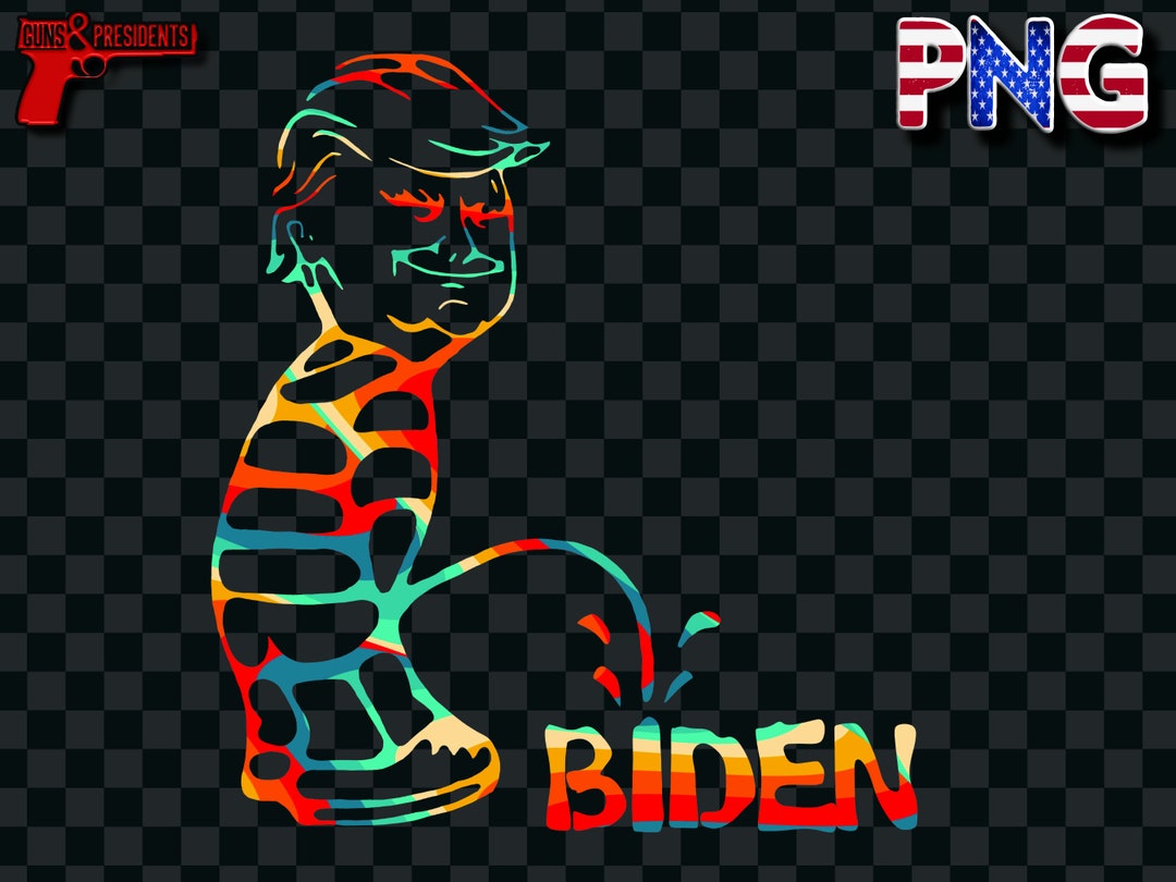 Colorful Trump Png, Pro Trump Png, Anti Biden, Rkelly Design, Parody ...