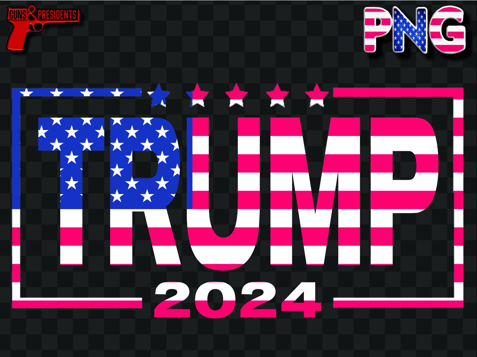 Trump Logo Png, Trump Word Png, Png Trump Design, Trump US Flag Print ...
