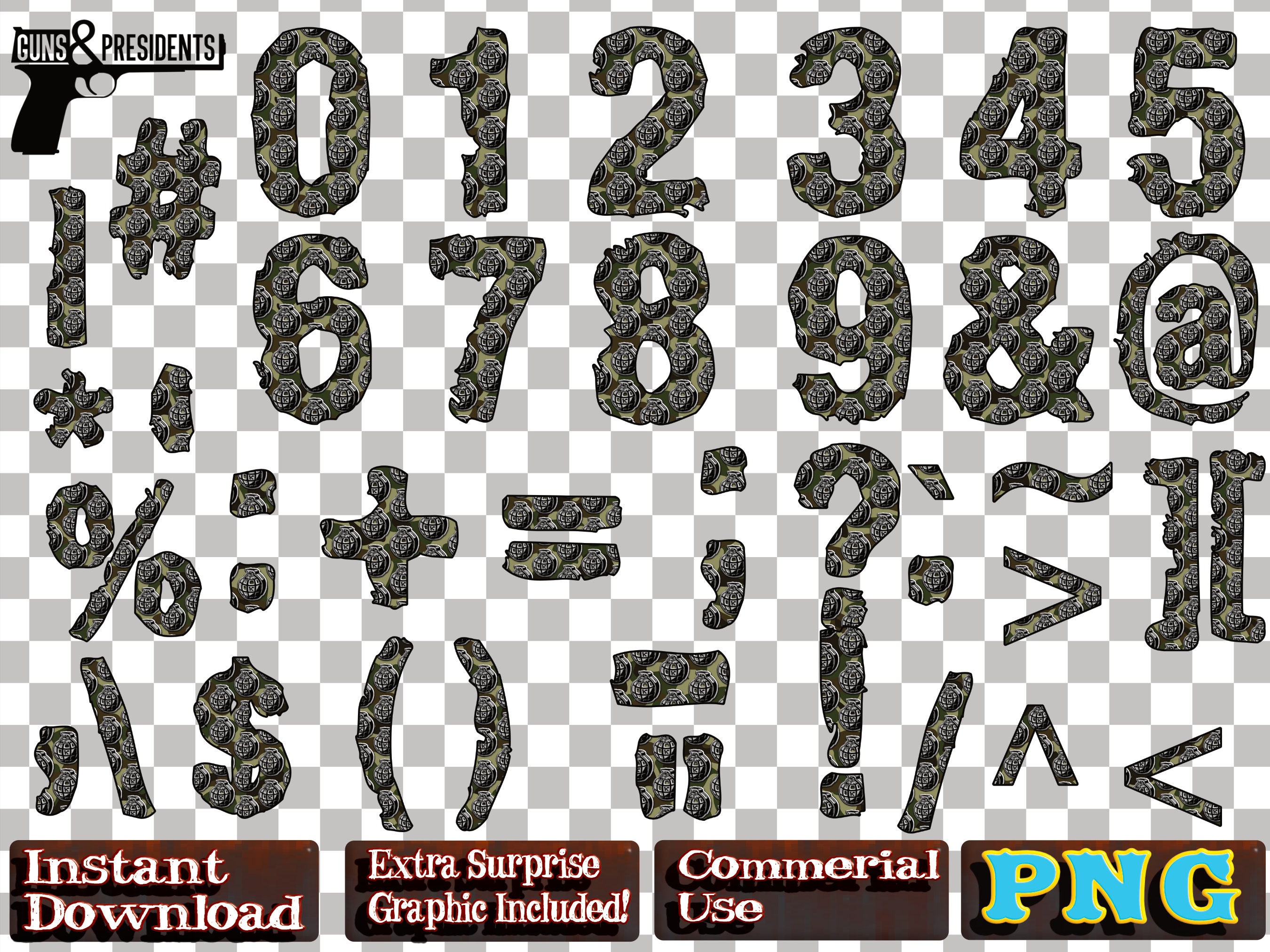 Camo PNG Alphabet, Military Camouflage PNG Letters, Patriotic Alpha ...