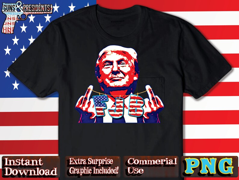 FJB Biden, Middle Finger Trump Png, Pro Trump, FJB Png, Digital File ...