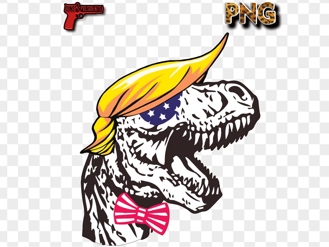 Trumpasaurus Rex, Funny Dinosaur Political Shirt Decal, Kids Trump ...