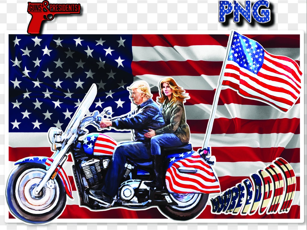 Trump Motorcycle Png, Donald and Ivanka Trump PNG, Trump Shirt Designs ...