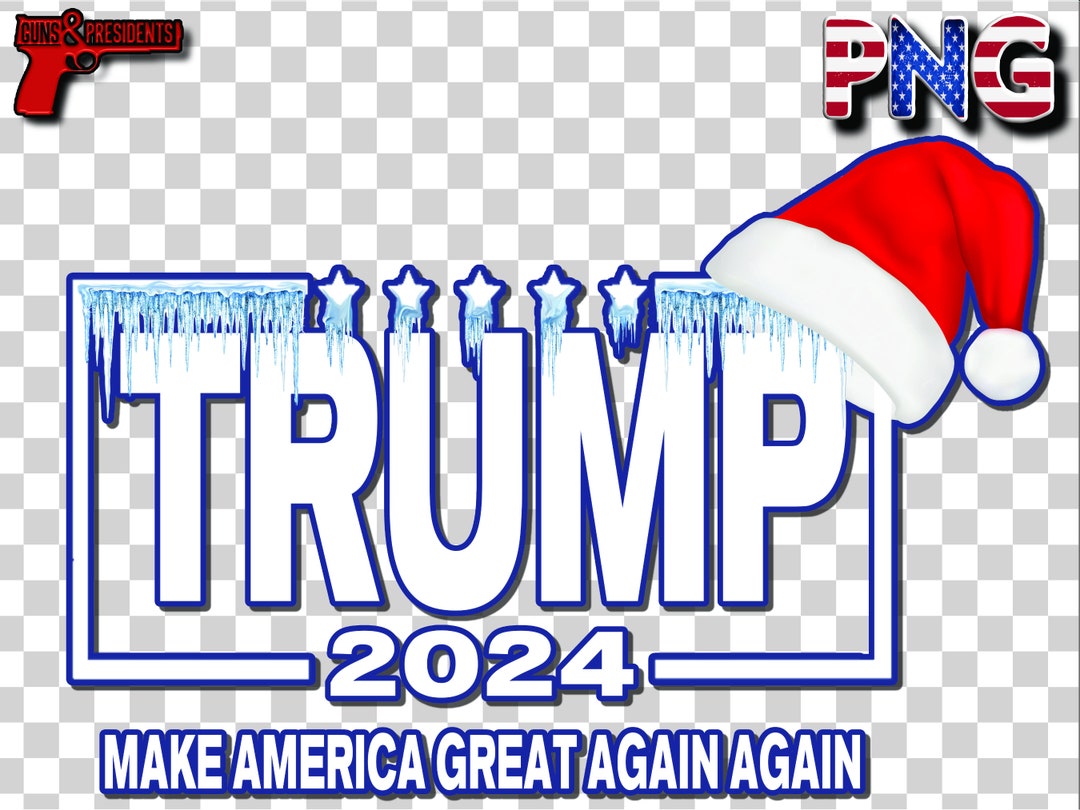 Trump Winter Png, Make Christmas Great Again Trump Christmas DIY Tshirt ...