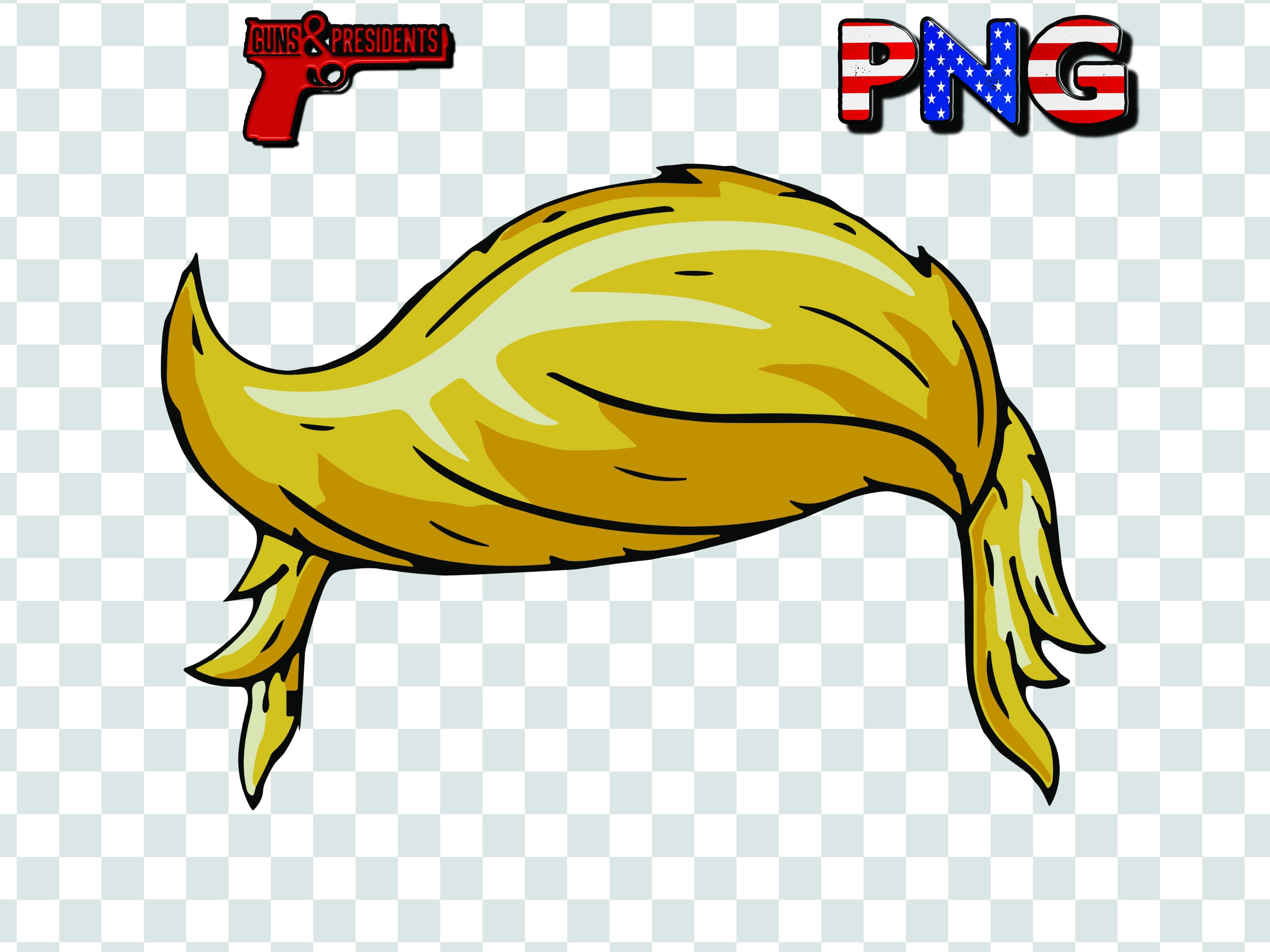 Trump Graphic Design, Trump Clipart File, Trump Hair, Trump Hairstyle ...