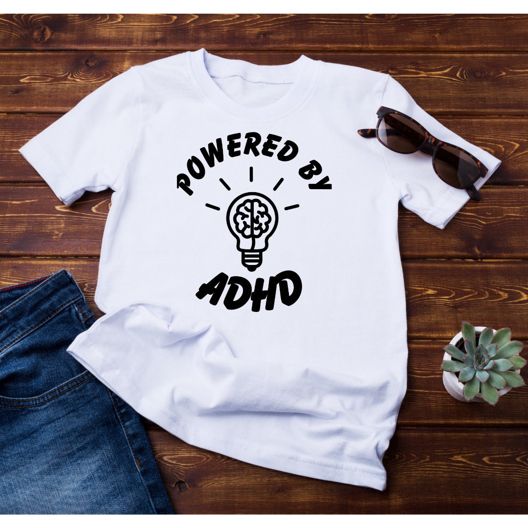 Powered by ADHD SVG & PNG Digital File - Etsy