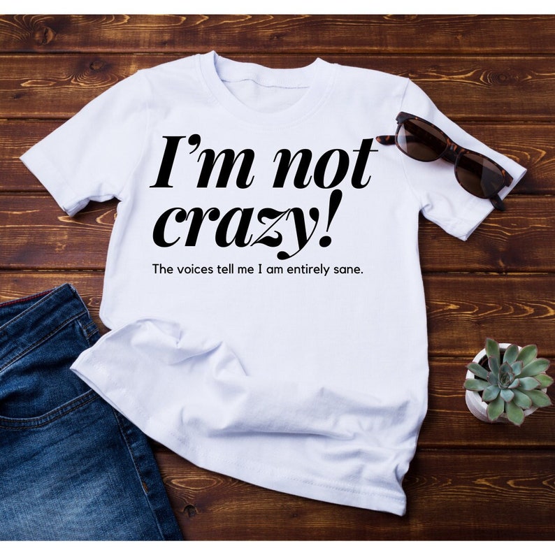 I'm Not Crazy! SVG - Etsy