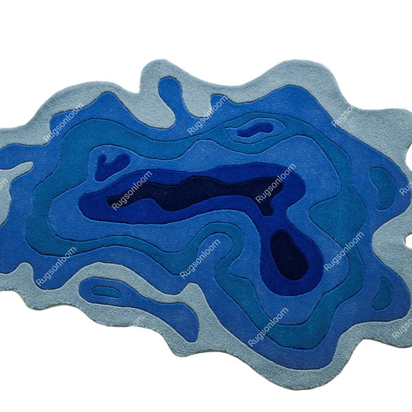 Abstract Shaped Rug - Etsy