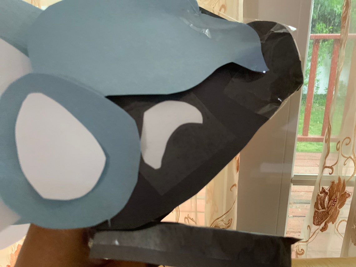 Protogen Paper Dragon - Etsy