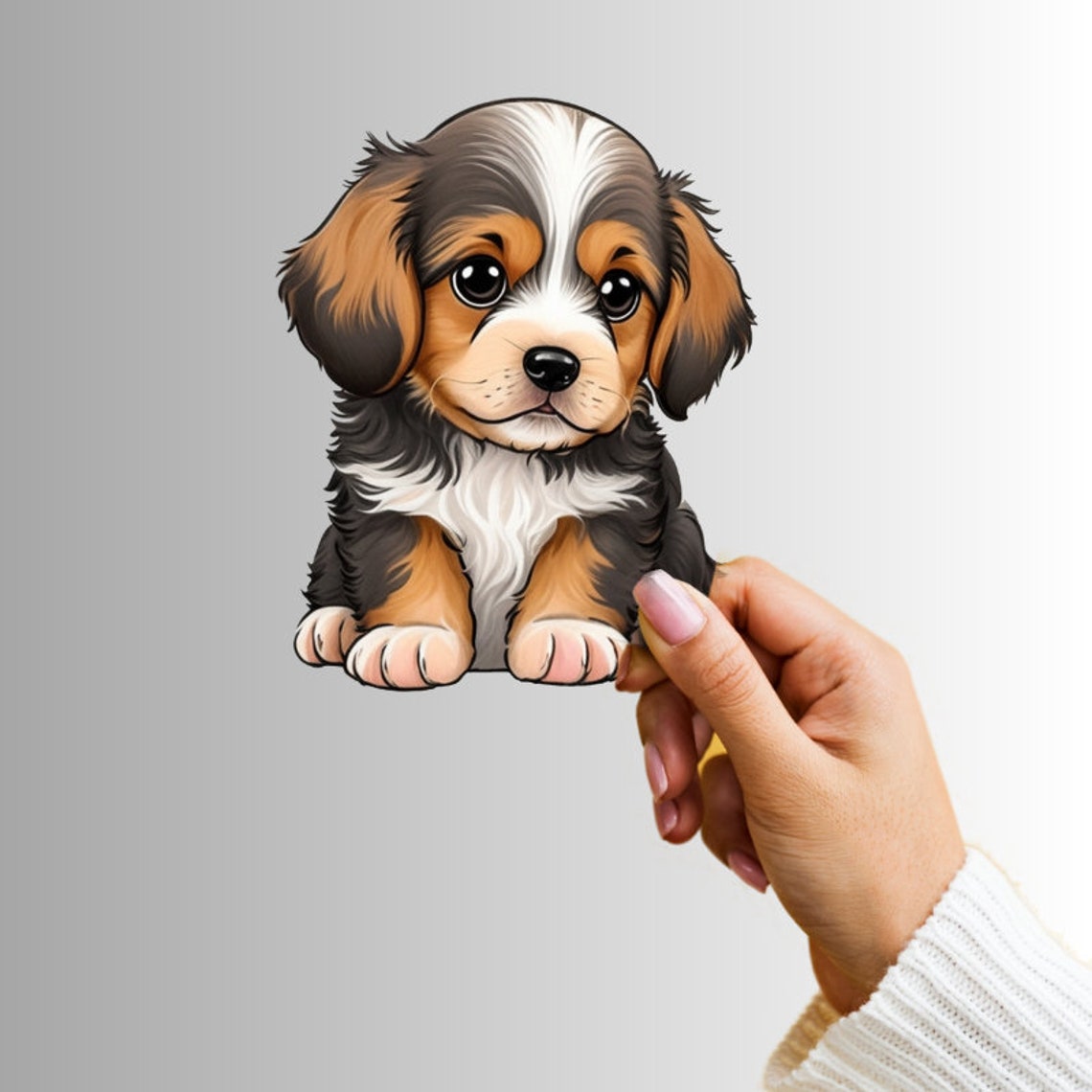 Cute Dog Sticker Puppy Sticker, Dog Stickers for Gift, Custom Dog ...