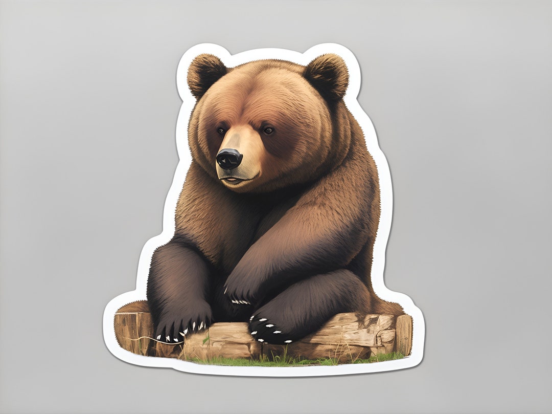 Bear Stickers - Outdoor Sticker, Cute Animal Sticker, Wildlife Stickers ...