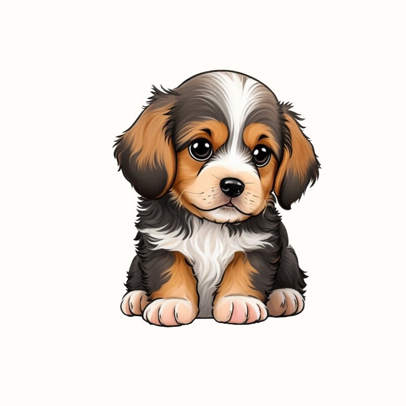 Cute Dog Sticker - Puppy Sticker, Dog Stickers for Gift, Custom Dog ...