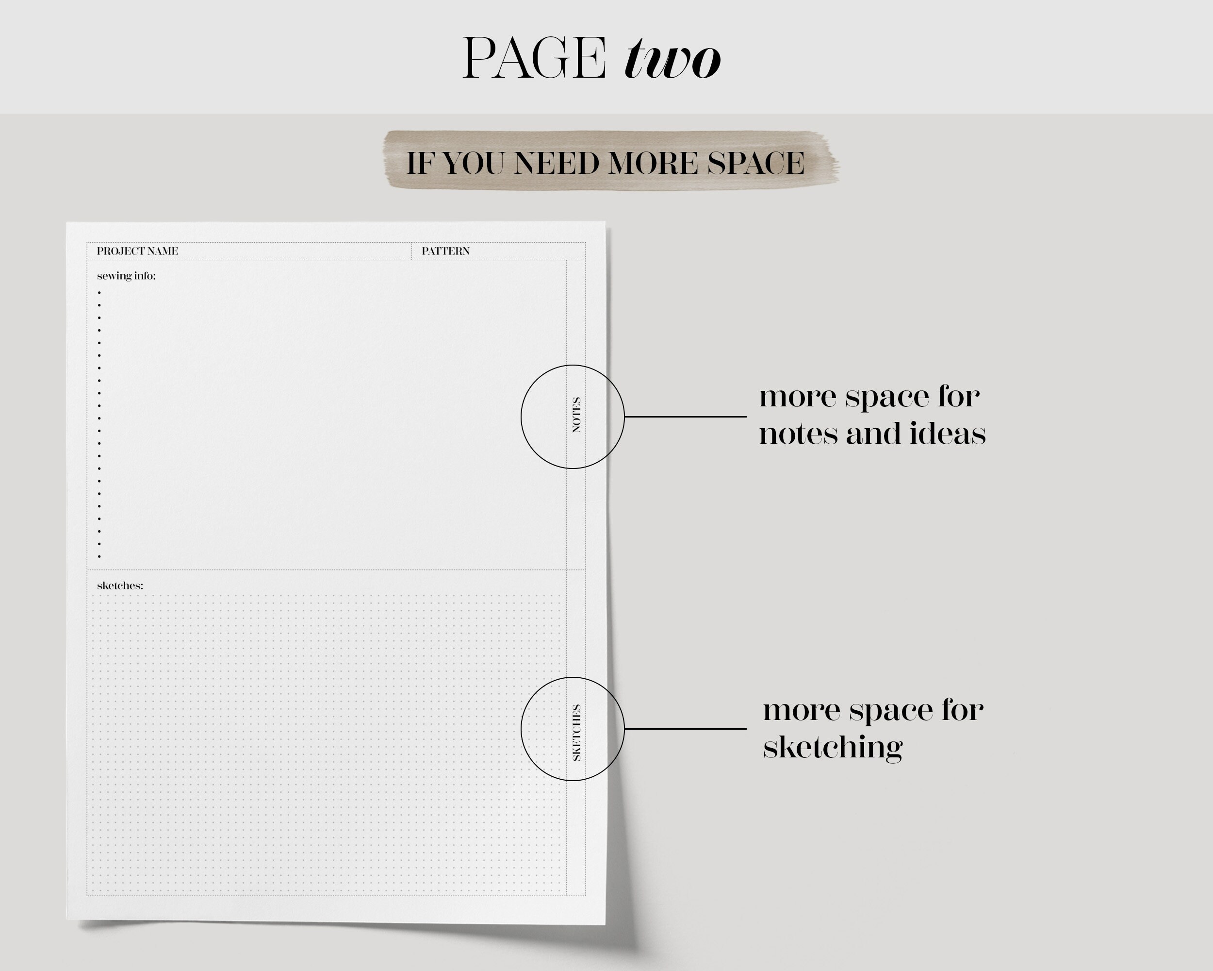 Ultimate Printable or Digital One Garment Sewing Planner, Digital ...