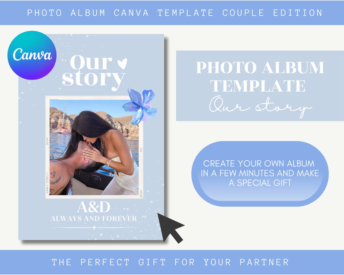 Photo Album Template Printable Photo Album Digital Canva - Etsy