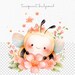 Bee Png Bumble Bee Kids Clipart - Baby Shower Watercolor Clipart Summer ...