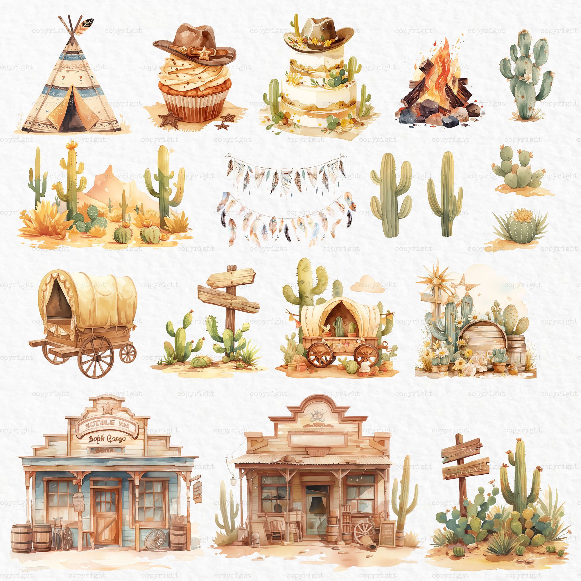 Baby Cowboy Clipart PNG Baby Shower Western Birthday African American ...