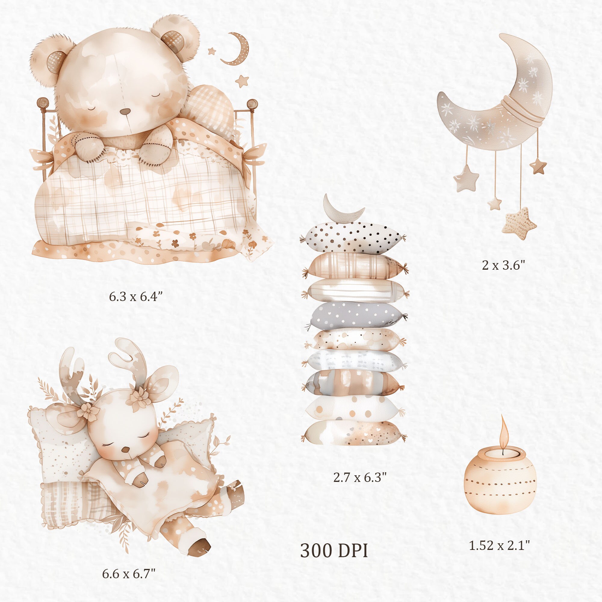 Sleeping Clipart Woodland Animals Png Autumn Woodland Baby Shower Cute ...