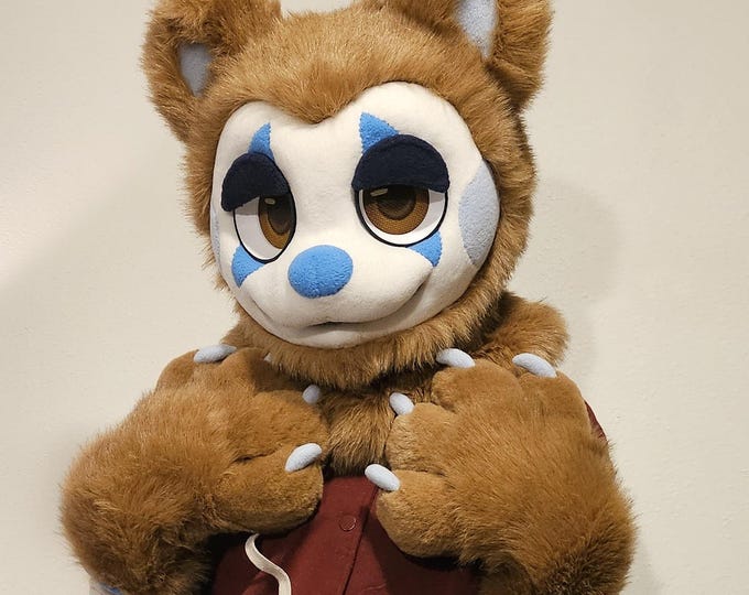 Clown Bear Mini Partial Fursuit Premade (HQ) - Etsy