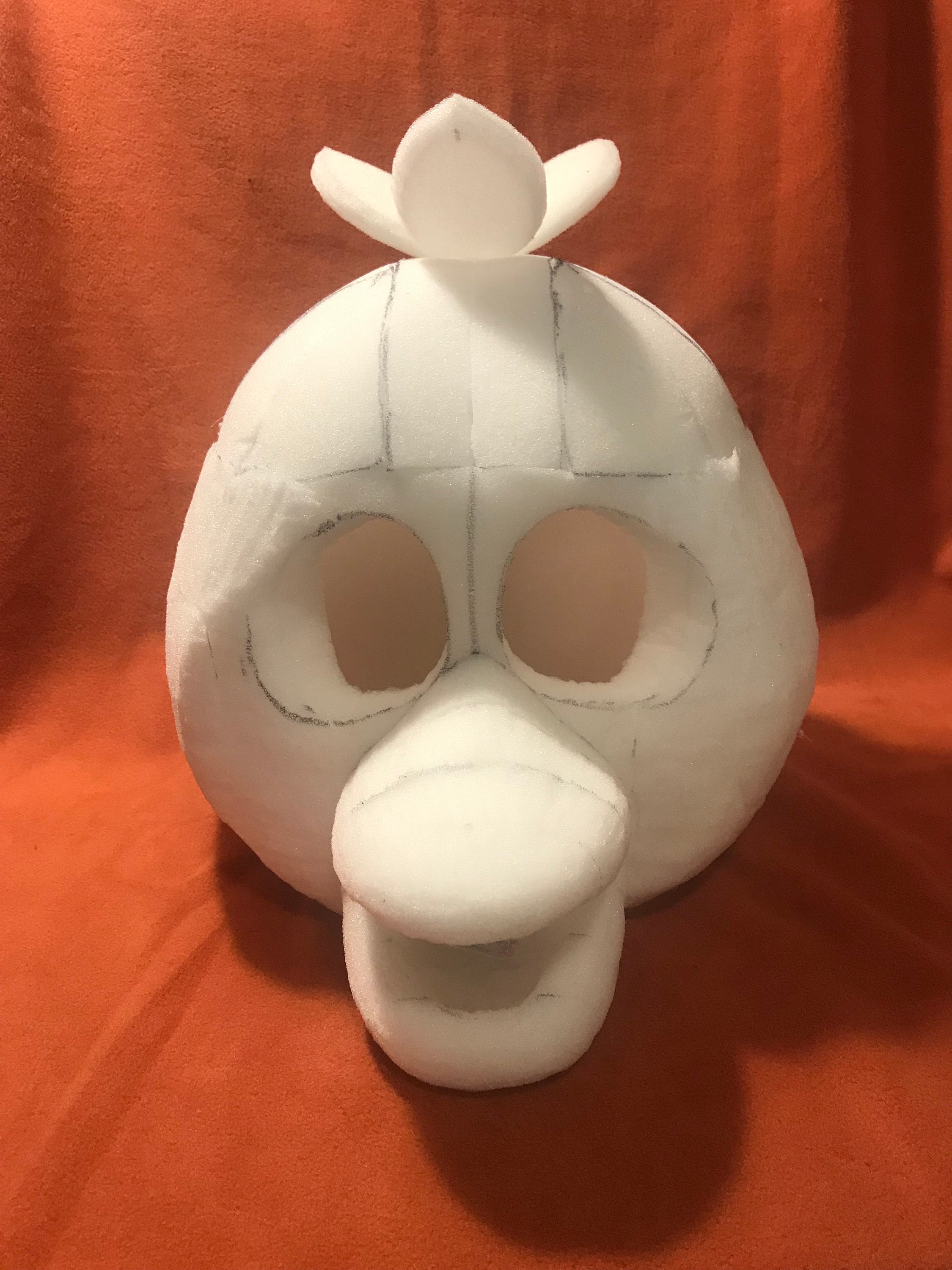 Chica Foam Head Base (five Nights at Freddy’s) - Etsy