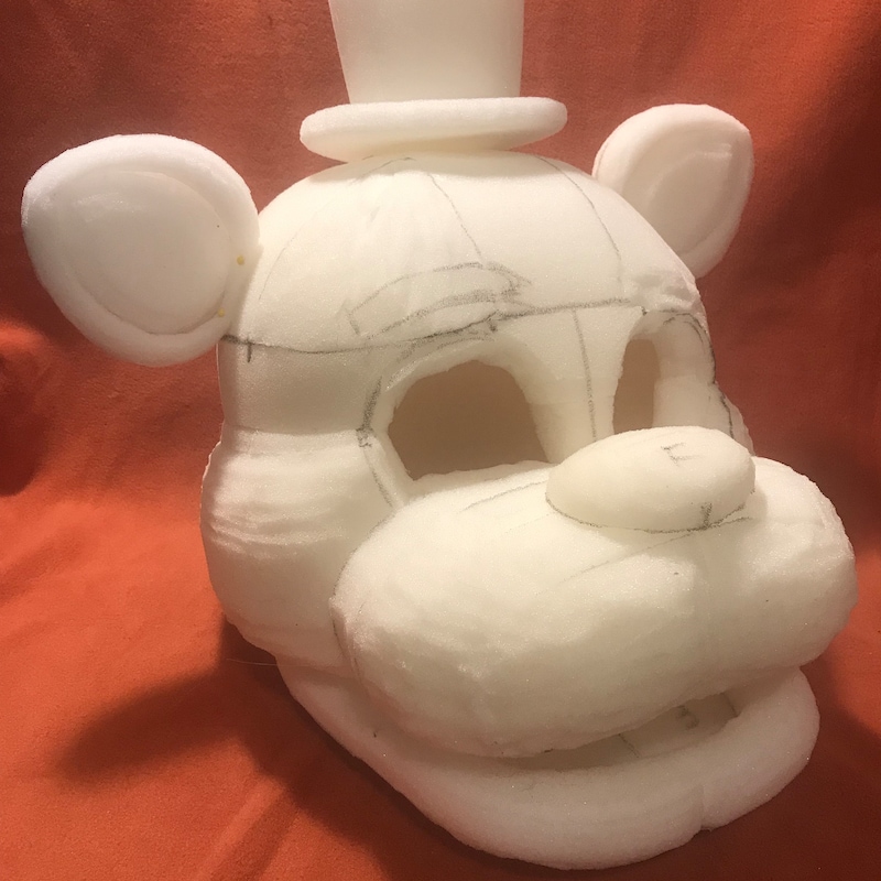 Five Nights at Freddys Costume Head - Etsy
