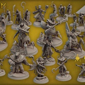Dnd Minis / 3D Dnd Miniatures Dnd Pack / 3D Printer Files / STL Pack ...