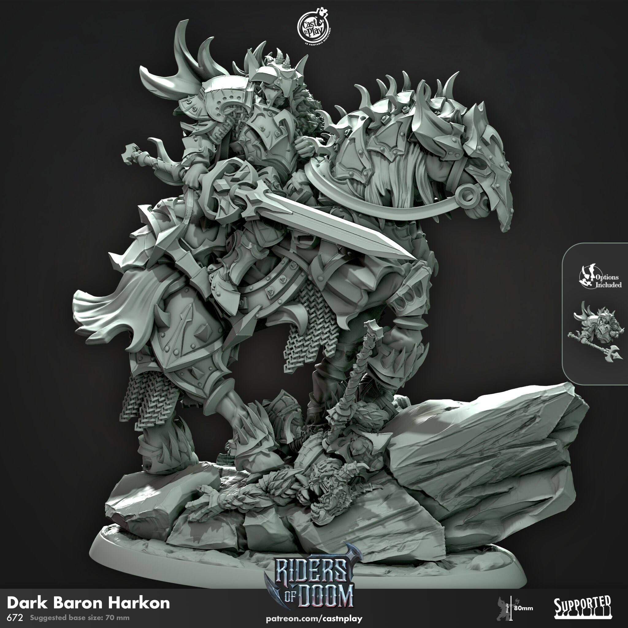 DnD Minis / 3D DnD Miniatures DnD Pack / 3D Printer Files / STL Pack ...
