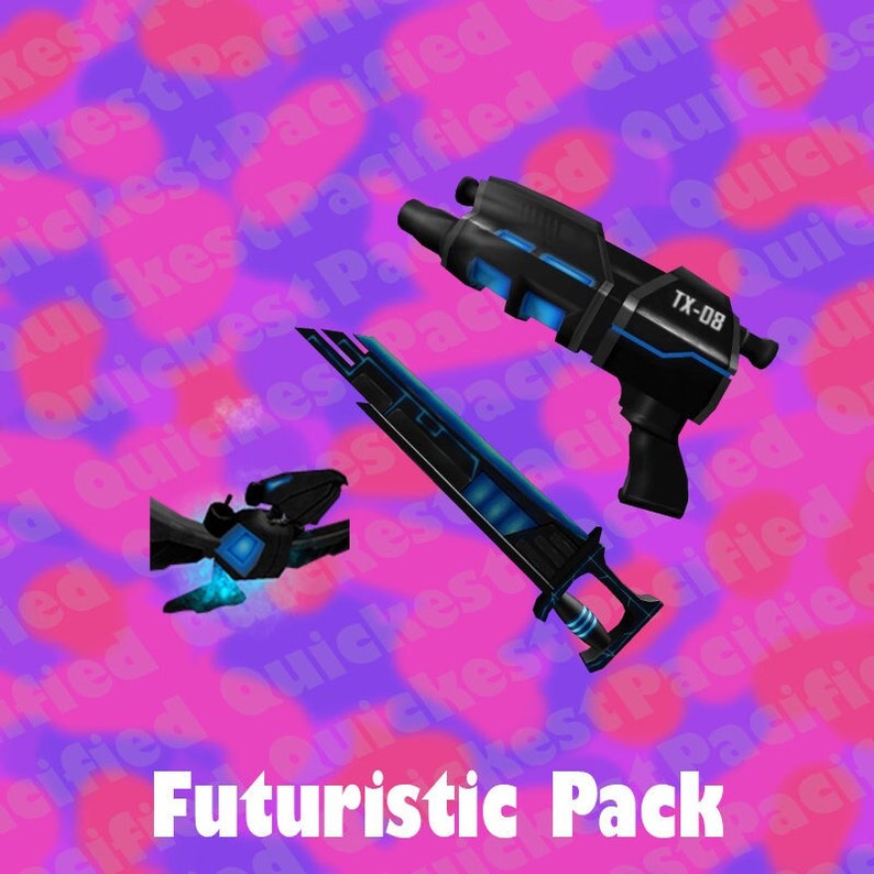 Roblox Murder Mystery 2 MM2 Futuristic Pack Godly Knife and - Etsy