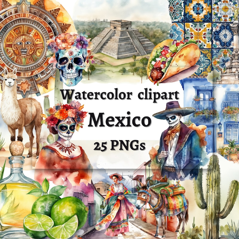 Mexico Clip Art - Etsy