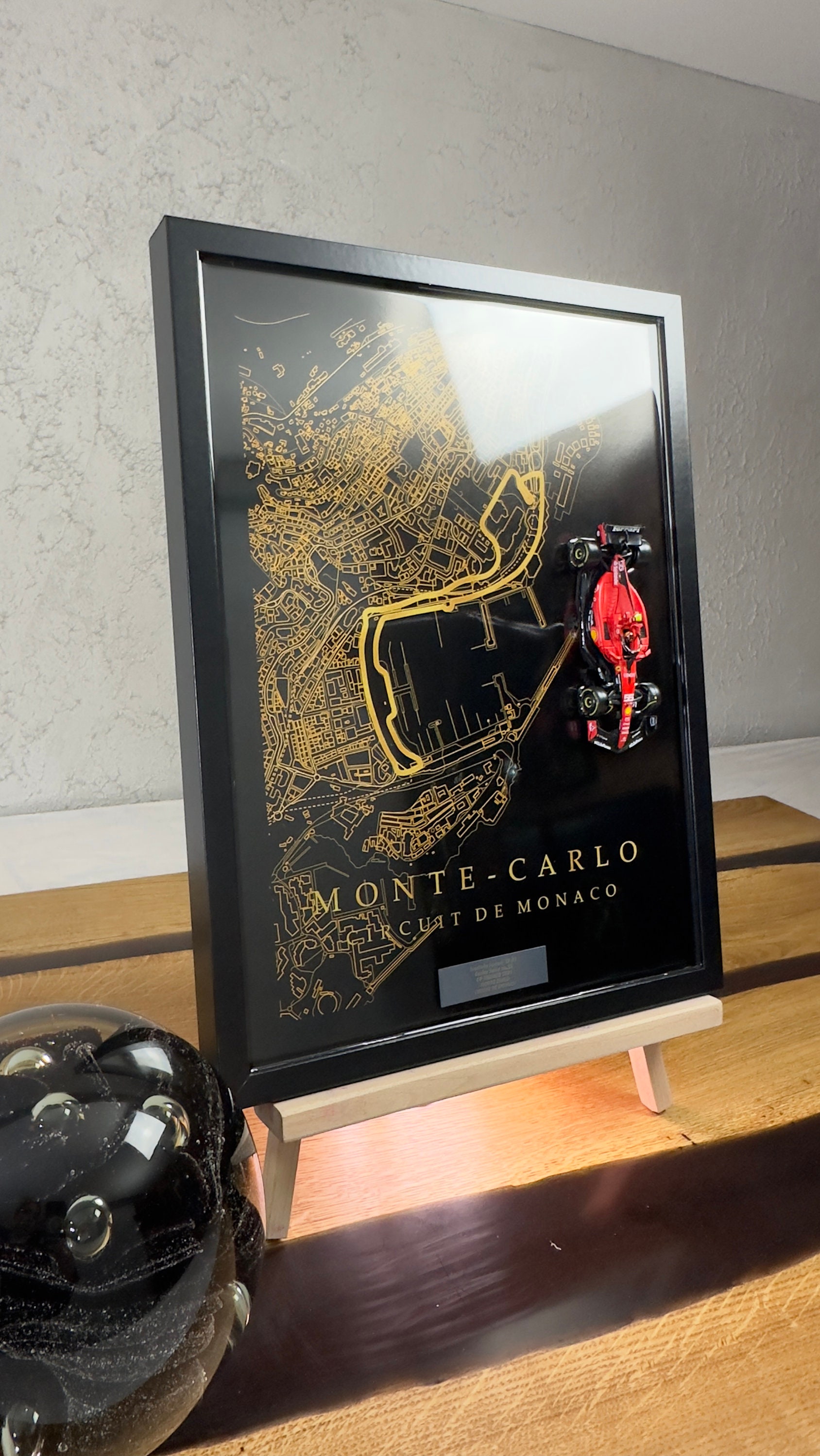 Scuderia Ferrari SF-23 L With Car Frame F1 MONTE CARLO Gift Carlos ...