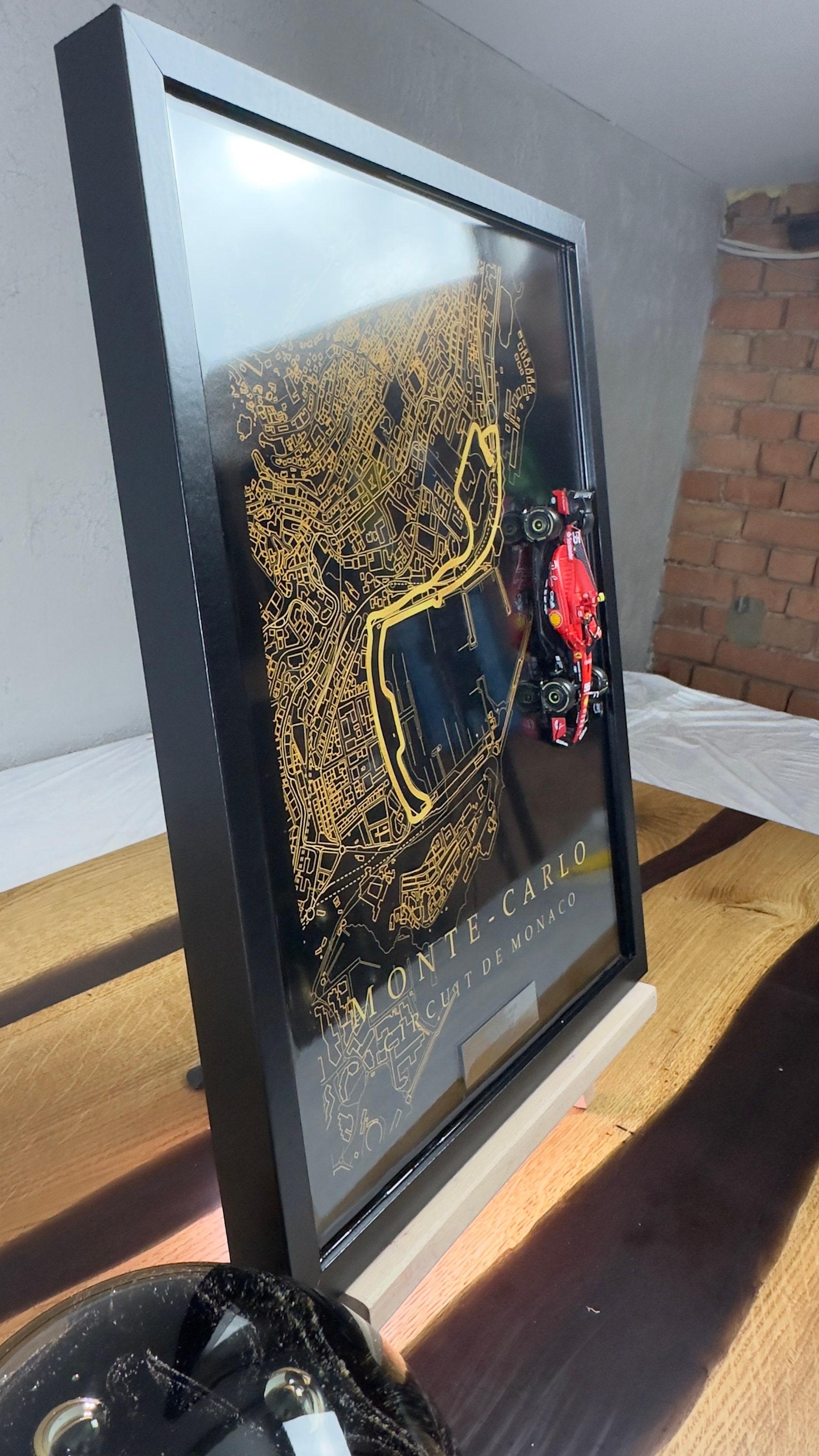 Scuderia Ferrari SF-23 L With Car Frame F1 MONTE CARLO Gift Carlos ...