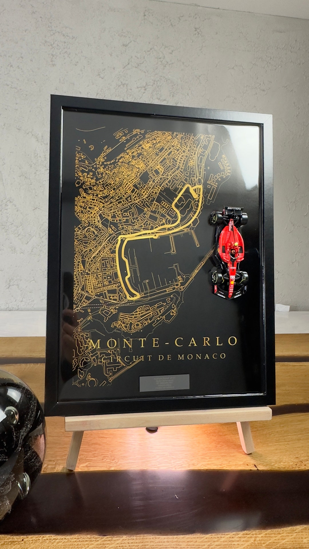Scuderia Ferrari SF-23 L With Car Frame F1 MONTE CARLO Gift Carlos ...