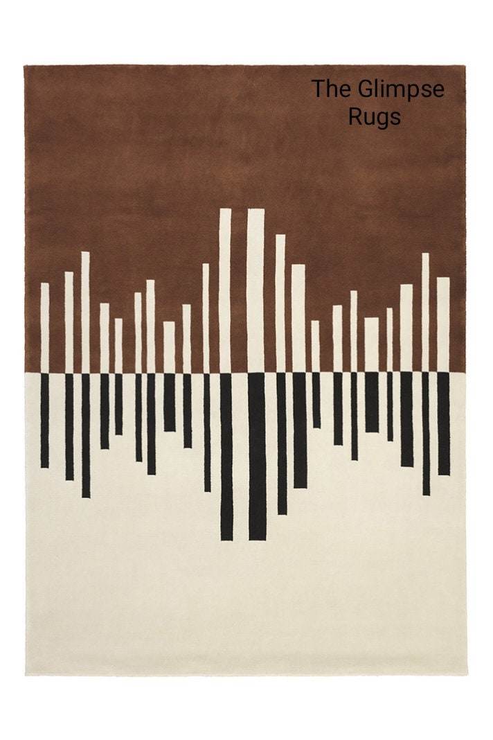 Modern Abstract Multi Colored Handmade Woolen Designer Contemporary ...