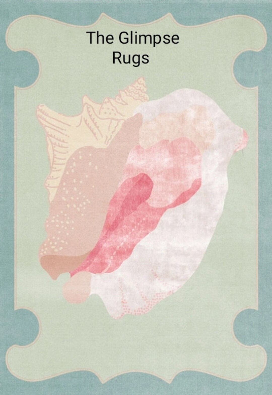 Shell Wool & Viscous Rug, Modern Hand Tuft Rug, Handmade Woolen ...