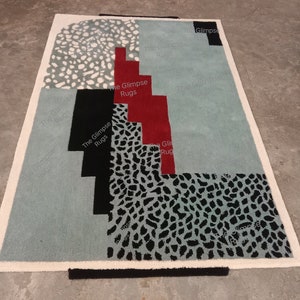 Modern Hand Tufted Rug, Multi Colored Handmade Woolen Designer ...