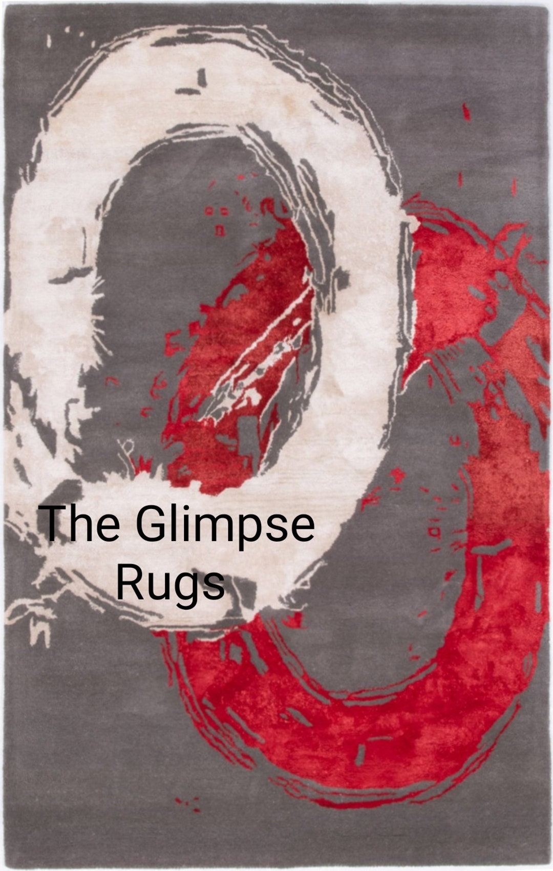 Modern Tuft Wool & Viscous Rug, Modern Hand Tuft Rug, Handmade Woolen ...