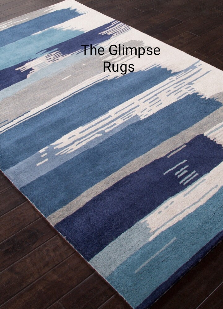 Modern Hand Tuft Rug, Stripe Pattern Handmade Woolen Designer ...