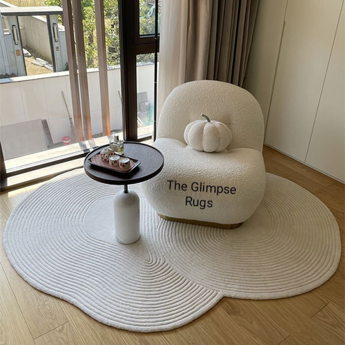 Oval Shape Cream-white/grey, Hand-tufted 100% Wool Handmade Area Rug ...