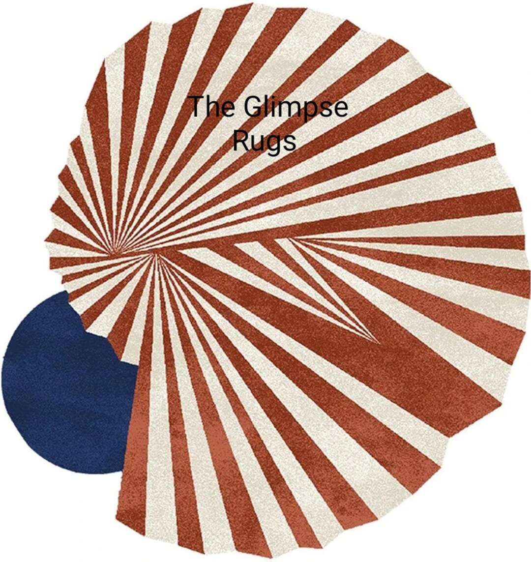 Hand Tuft Rug, Irregular Shape Hand-tufted 100% Wool Handmade Area Rug ...