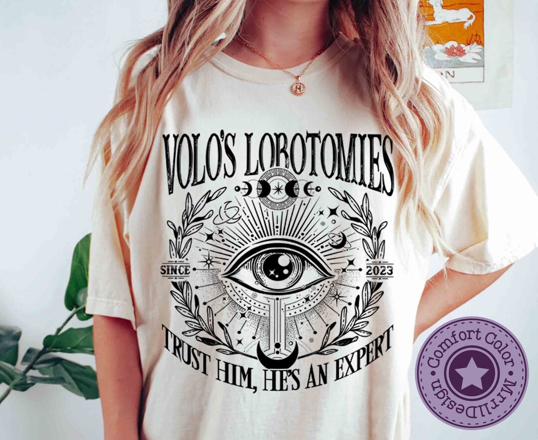 Comfort Volo's Lobotomies T-shirt, Astarion BG3 Shirts, High Elf Gaming ...