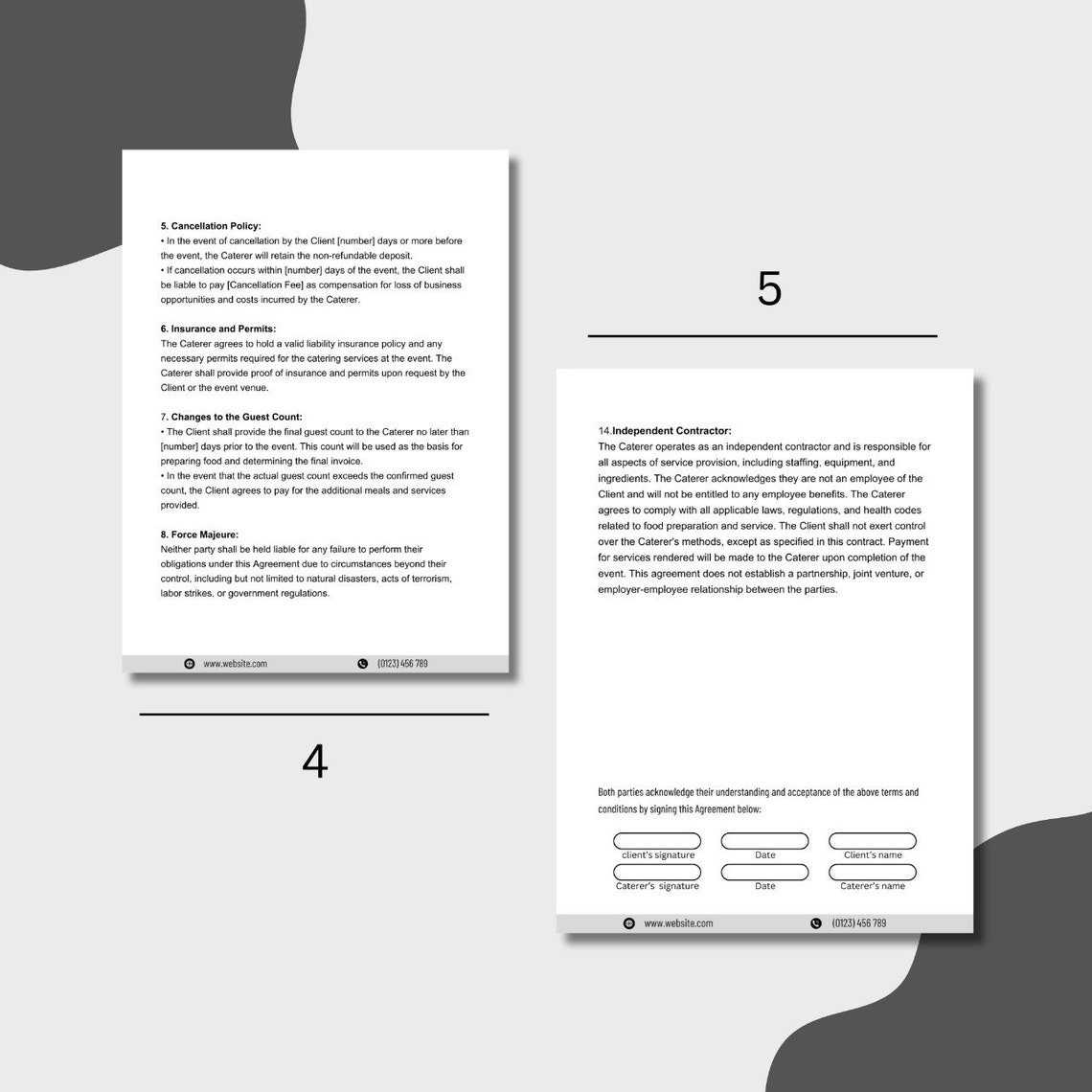 Independent Contractor Agreement, Independent Contractor Contract ...