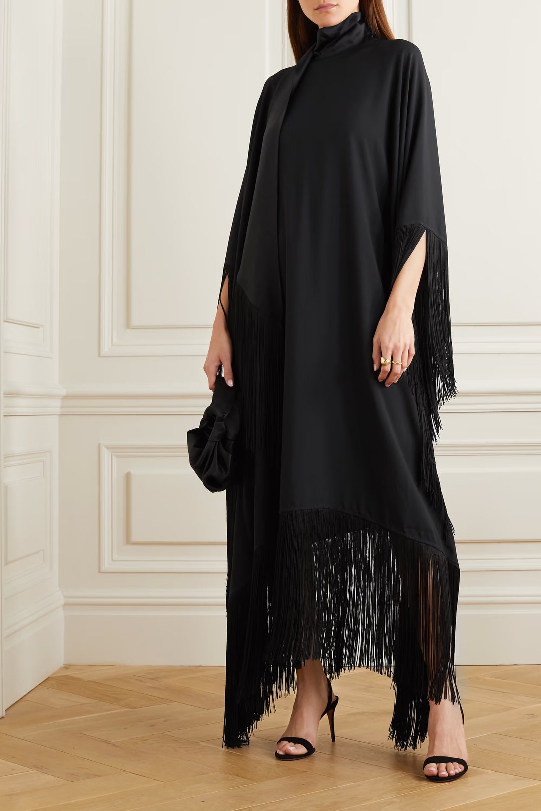 Black Color Kaftan, Korean Silk Caftan, Traditional Wear Caftan, Free ...