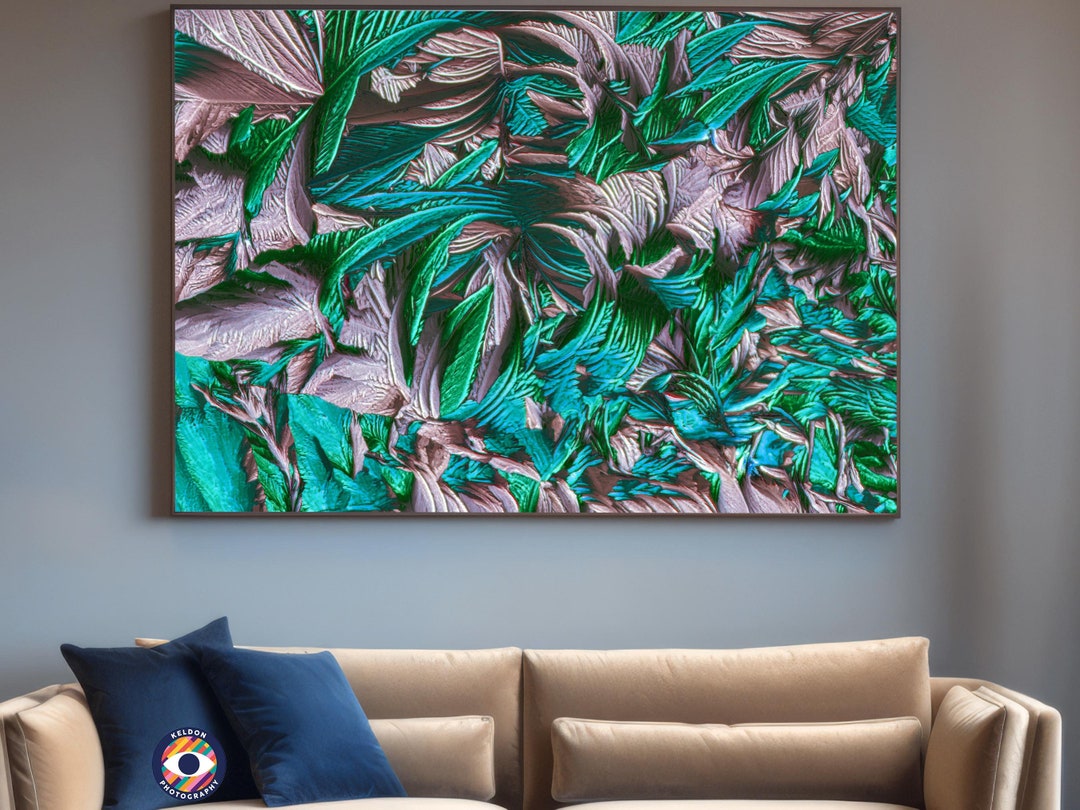 Glycine Leaves Extra Large Format Abstract Wall Art Original - Etsy