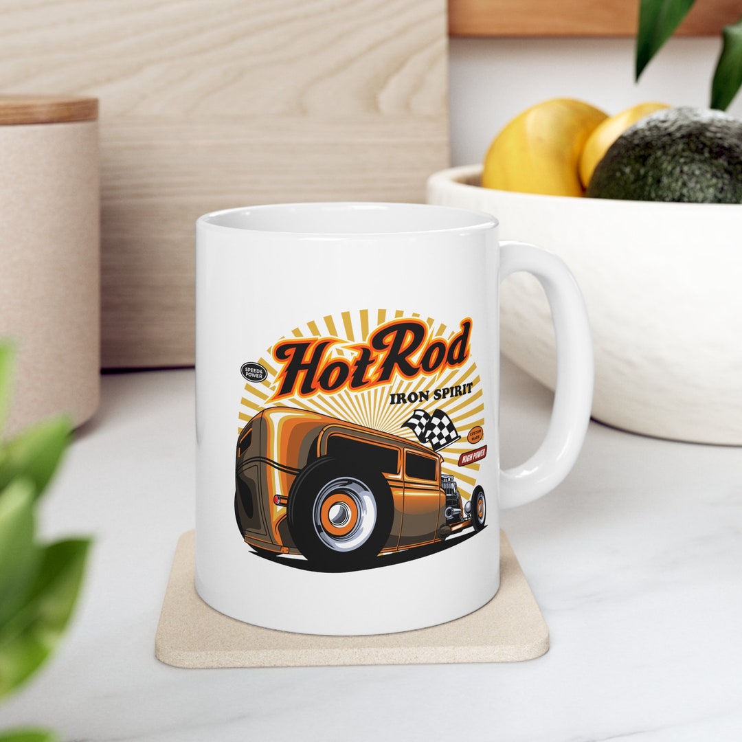 Mug Hotrod Iron Spirit, Hotrod Car Tumbler, Hotrod Art, Hot Rod Classic ...