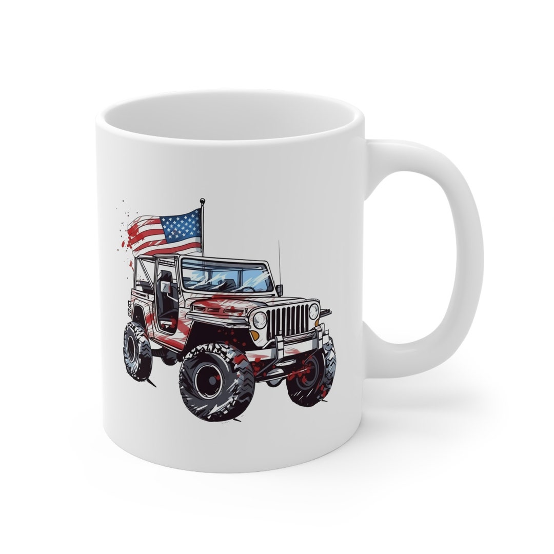 4x4 Off-road Capable, Light Military Utility Vehicle Cup With Stars and ...