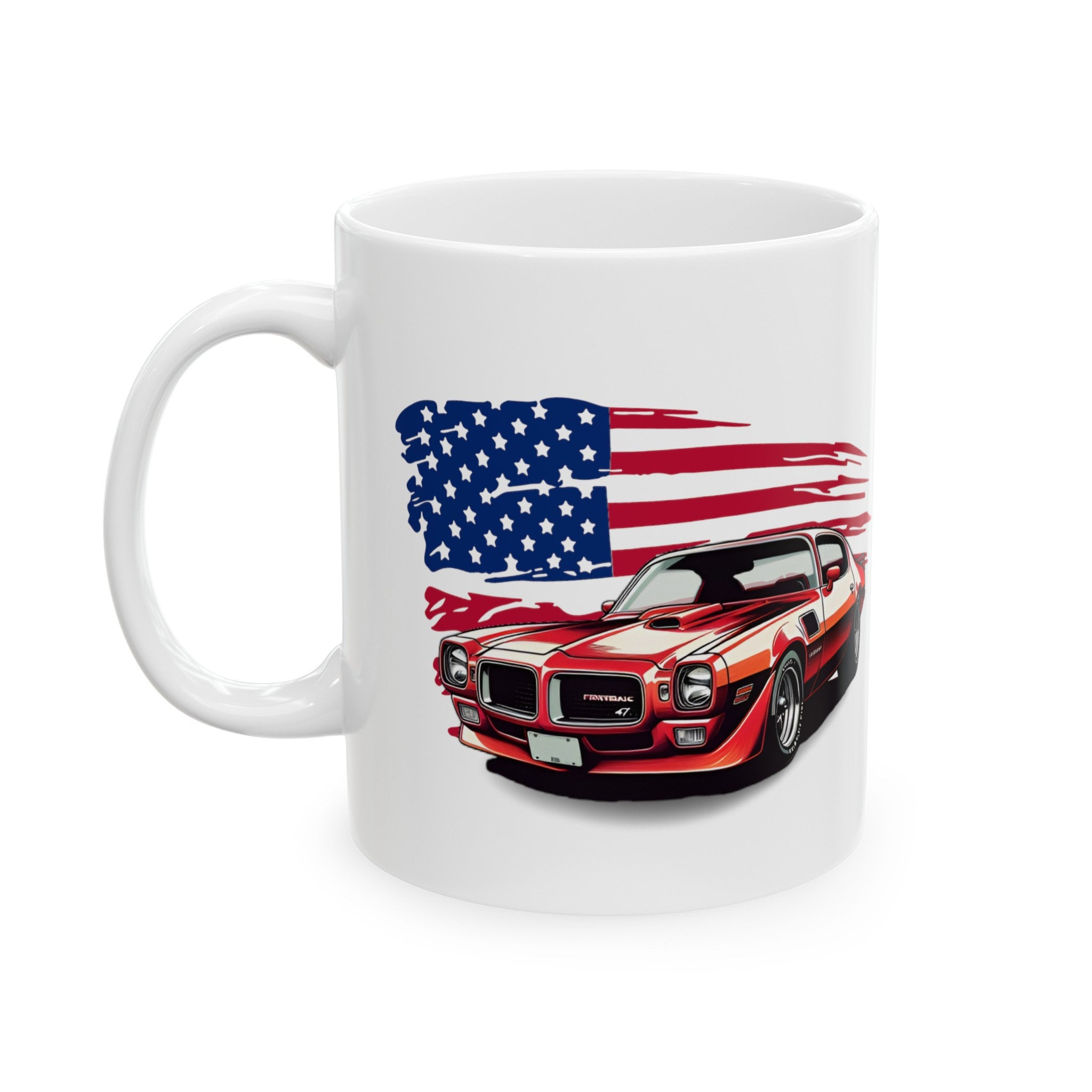 Red Pontiac Firebird Formula 455 Mug - Classic Muscle Car Coffee Cup ...