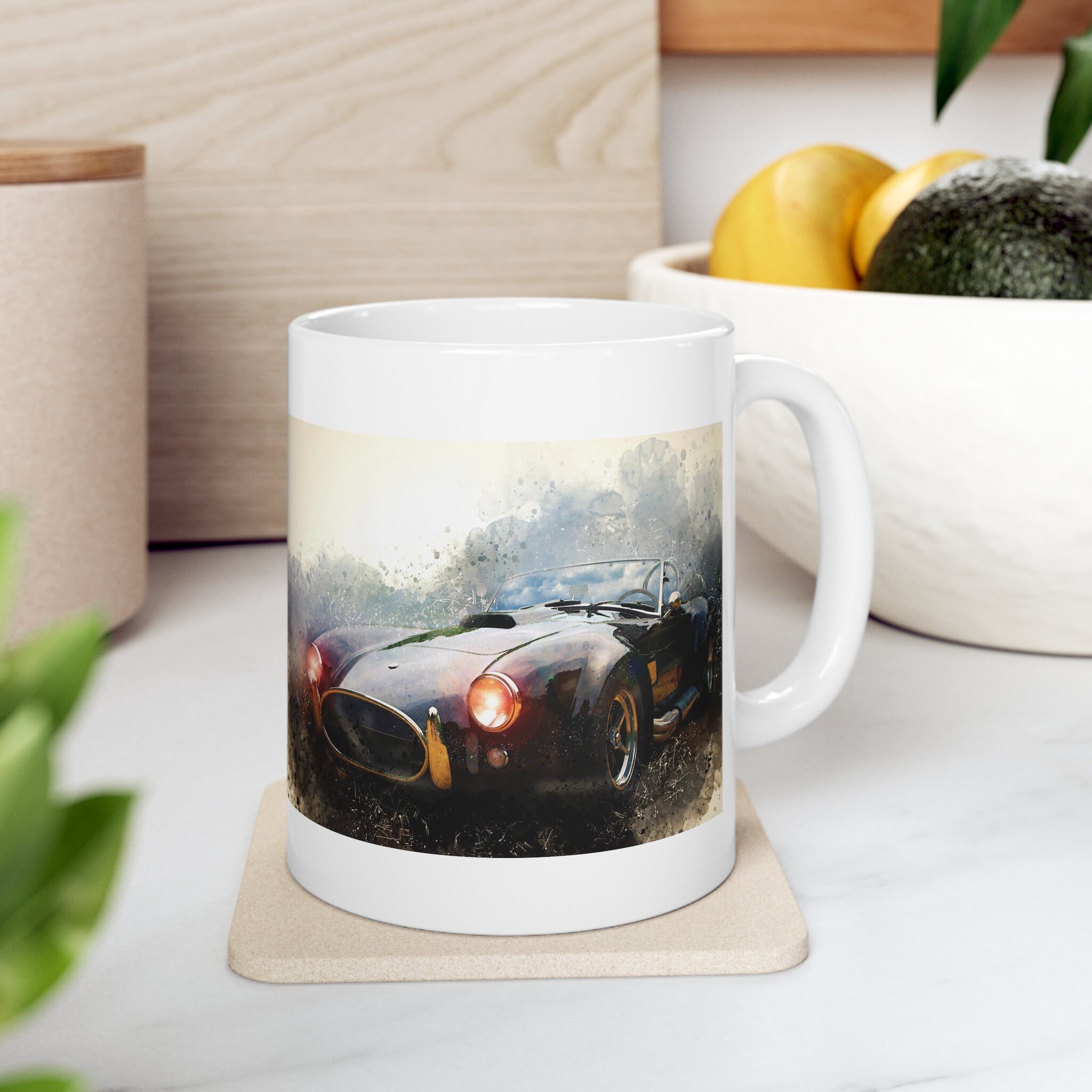 1965 Shelby AC Cobra 427 Mug | 11oz Ceramic Coffee Cup | Gift for Car ...