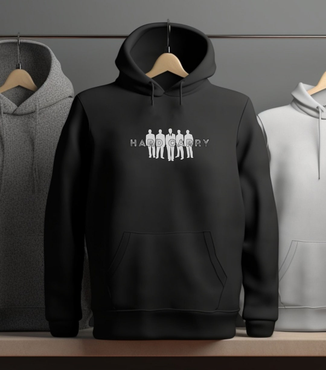 Hard Carry Hoodie Meme Hoodie Popular Right Now Funny Slang - Etsy