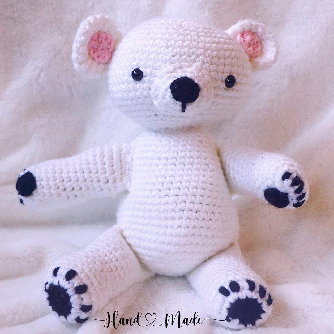 Amigurumi Polar Bear, Plushy Toy - Etsy