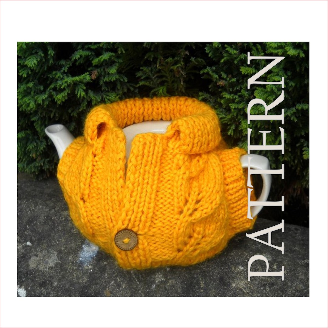 Sweater Tea Cosy Knitting Pattern Teapot Warmer Gift for Mom Coworker ...