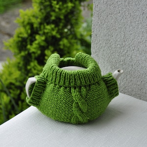 Sweater Tea Cosy Pattern 6 Cup Tea Warmer Promoted to Grandma Step Mom ...